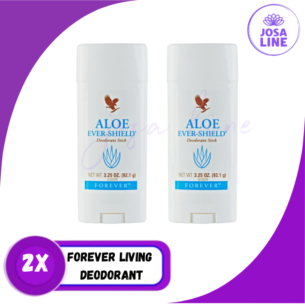 Forever Aloe Ever Shield Deodorant Stick 92.1g (2x Stick) | Shopee ...
