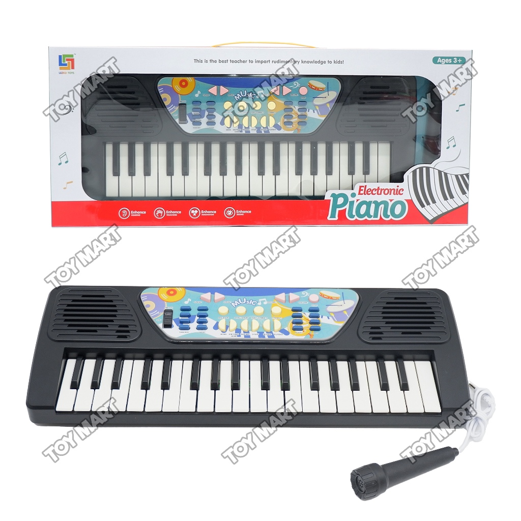 Educational Musical Toy Piano Fun Learning Keyboard with Microphone ...