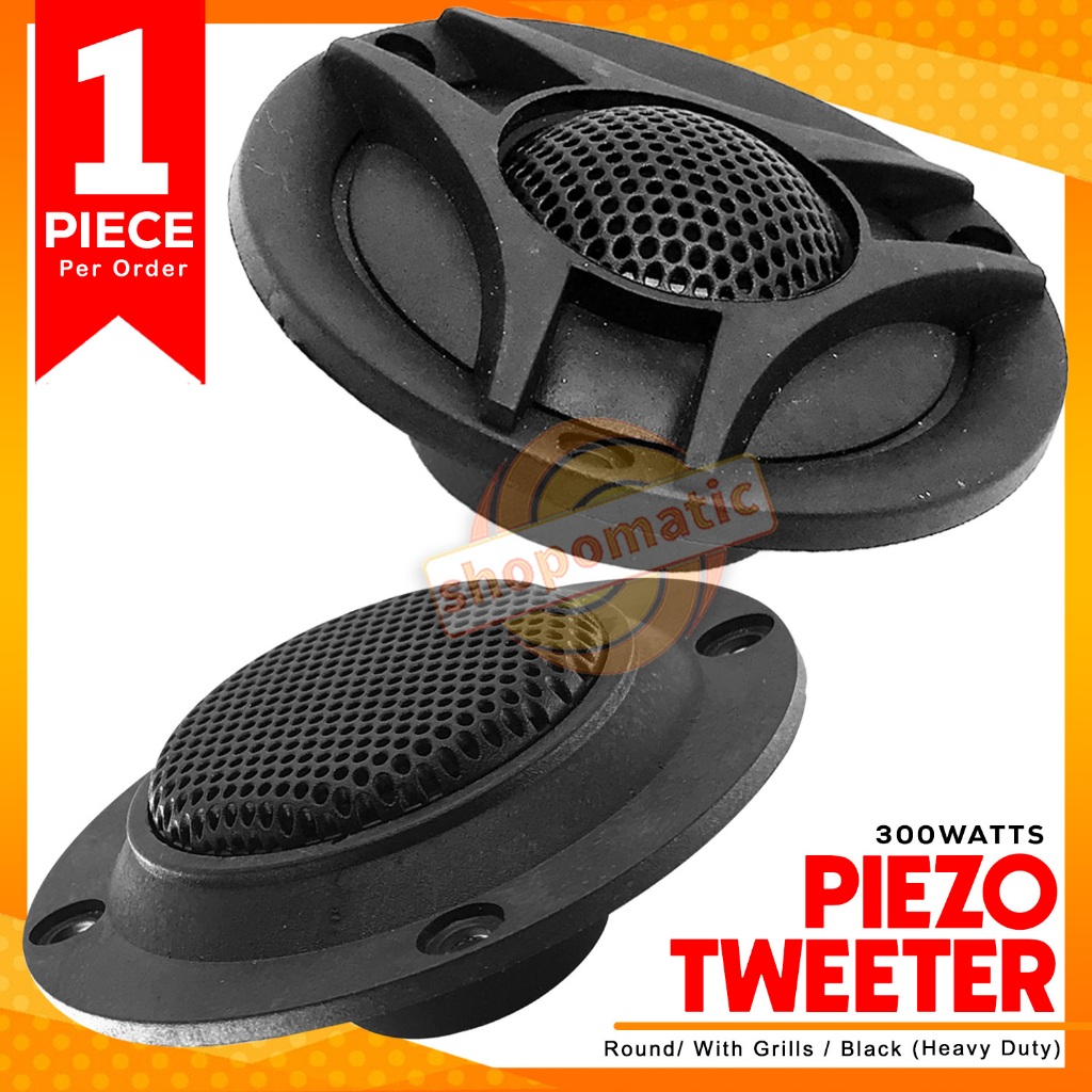 300W Piezo Tweeter Round With Grills Heavy Duty | Shopee Philippines