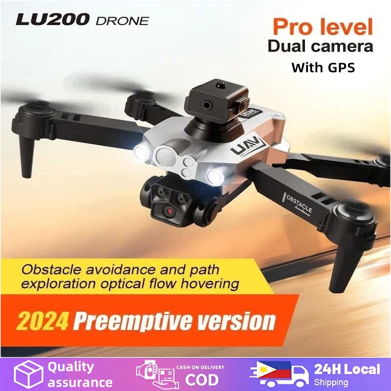 LU200 drone 360° rotate obstacle avoidance remote Drones with camera ...