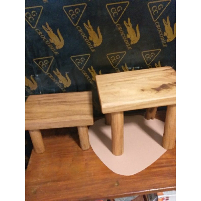 wooden stool supa wood | Shopee Philippines