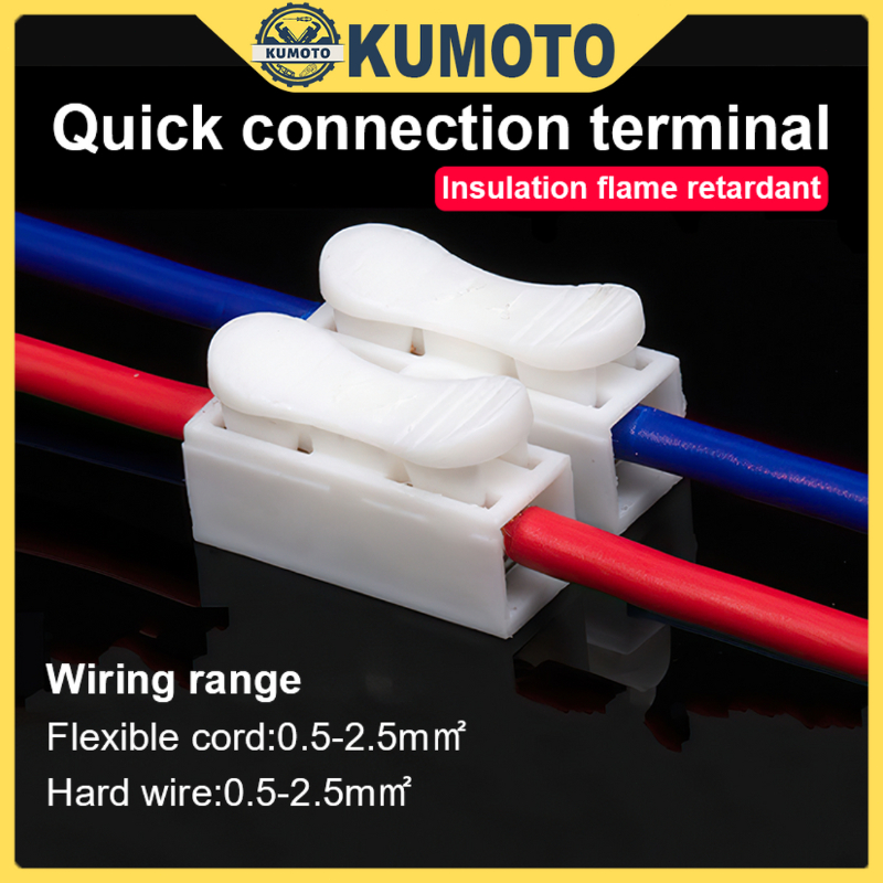 CH2 Quick Splice Lock Wire Terminals Self Locking 2Pins Electrical ...