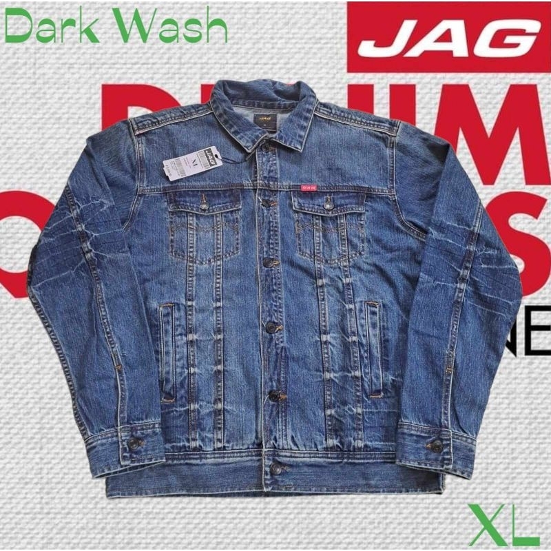 Original Jag Men's Denim Jacket | Shopee Philippines