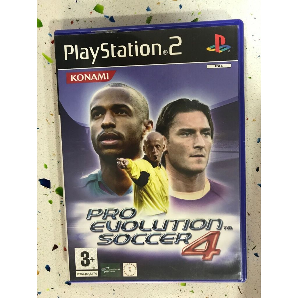 PS2 GAME Pro Evolution Soccer 4 Pes 4 PLAYSTATION 2 PS2 | Shopee ...