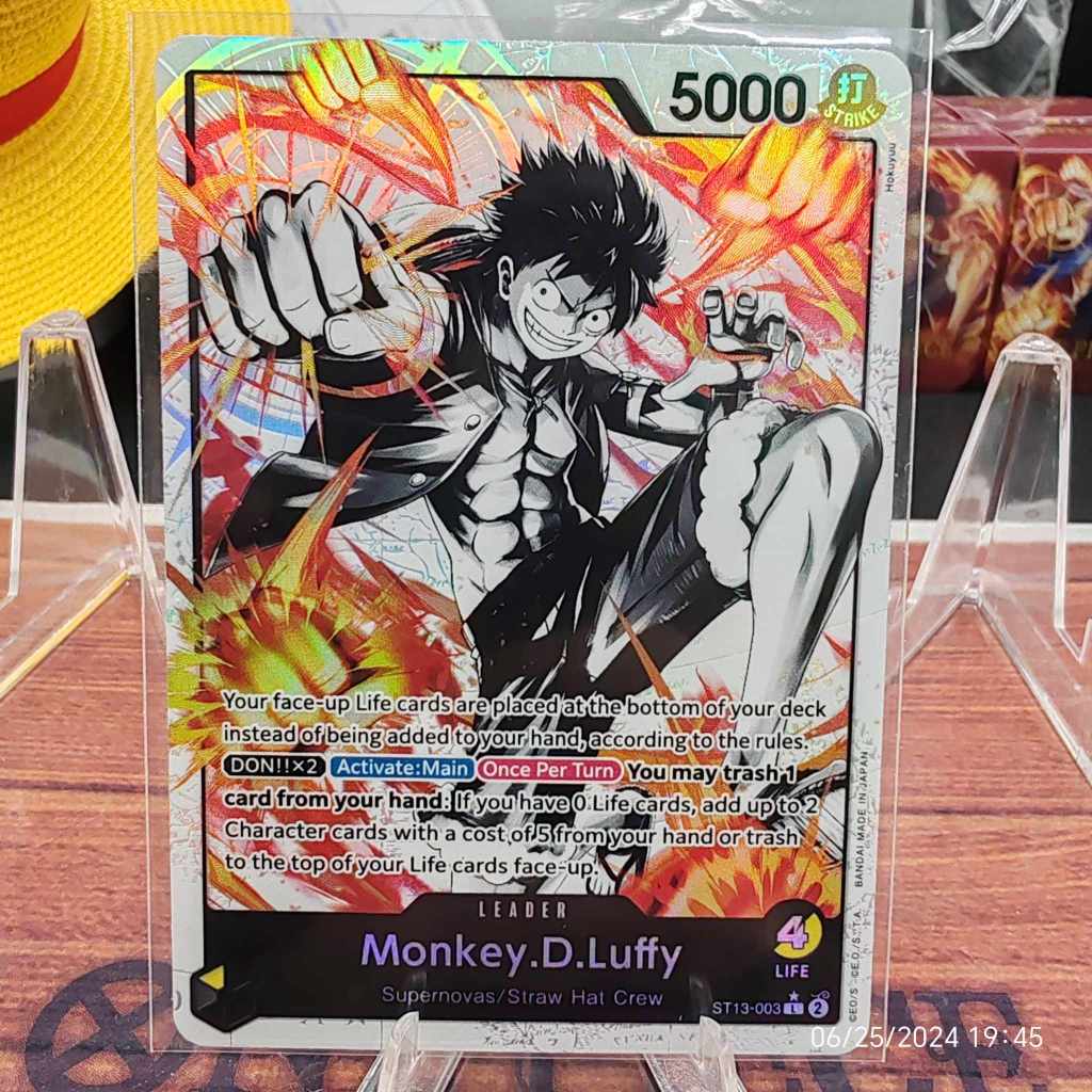 One Piece TCG ( English ) - ST13-003 L Monkey D. Luffy (Parallel ...