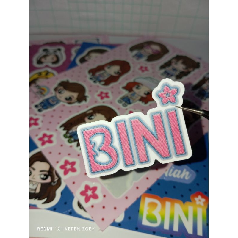 BINI MERCH CUSTOMIZED FANMADE STICKERS | Shopee Philippines