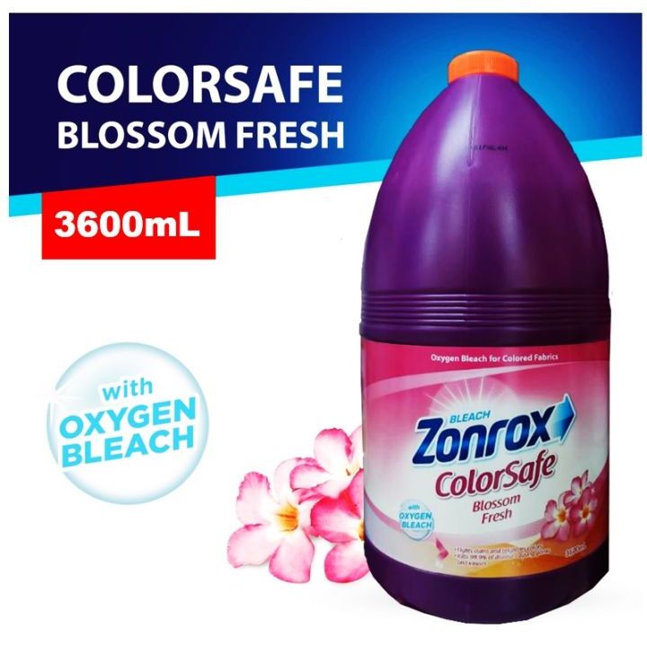 Zonrox Bleach Colorsafe (Blossom Fresh) Gallon (3600ml) | Shopee ...