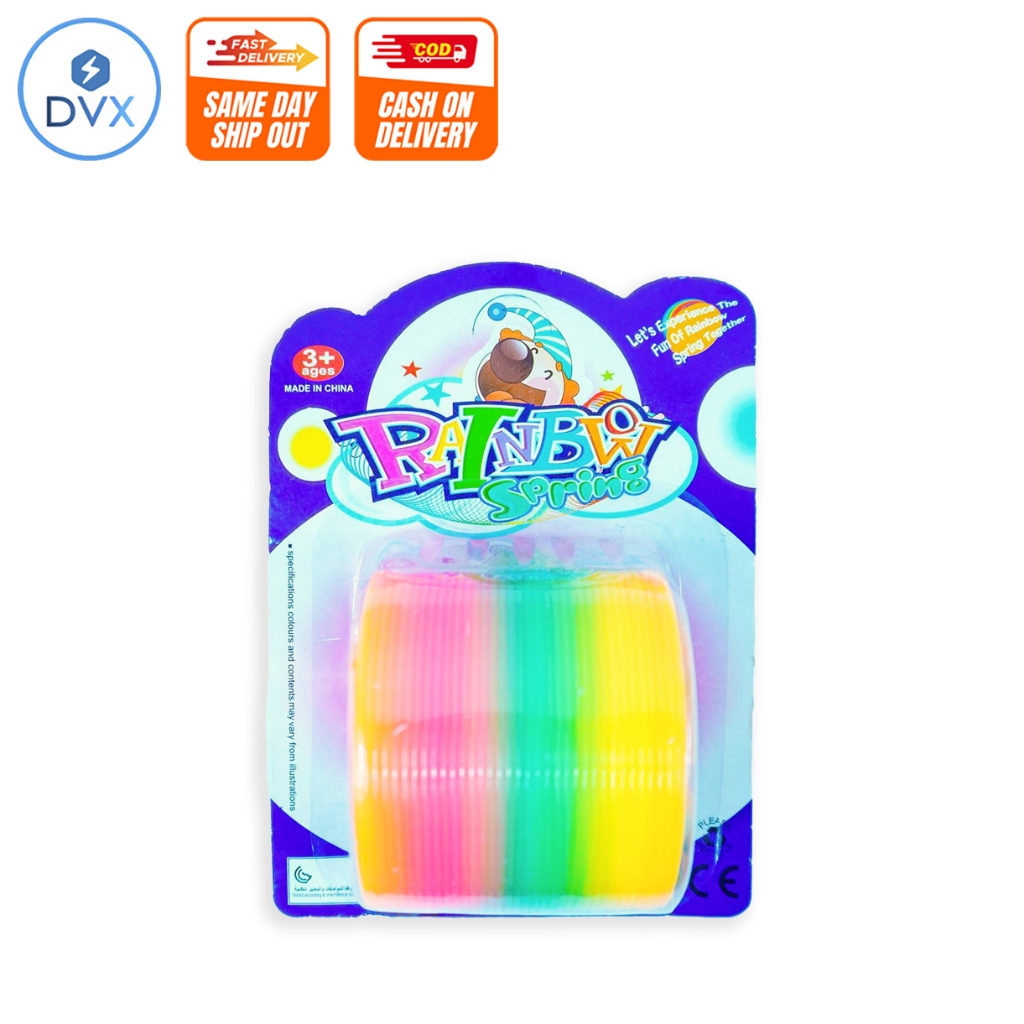 COD DVX Rainbow Coil Spring Toys - Large #5477 Games Collectibles Kids ...