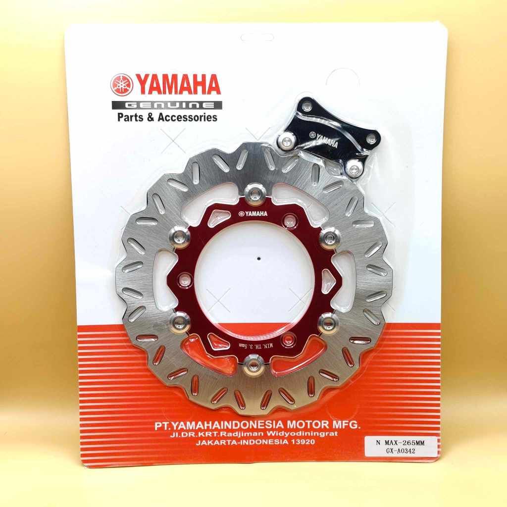 YAMAHA BIG DISC w/ BRACKET for NMAX/AEROX 265MM SILVER RED BLACK BLUE ...