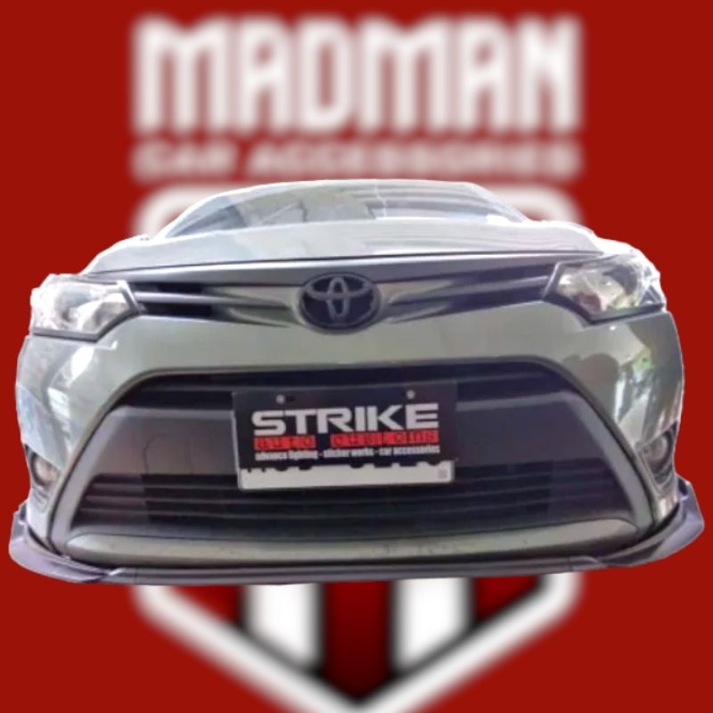 Vios 3rd Gen 2013 to 2018 Front Bumper Chin Diffuser | Shopee Philippines
