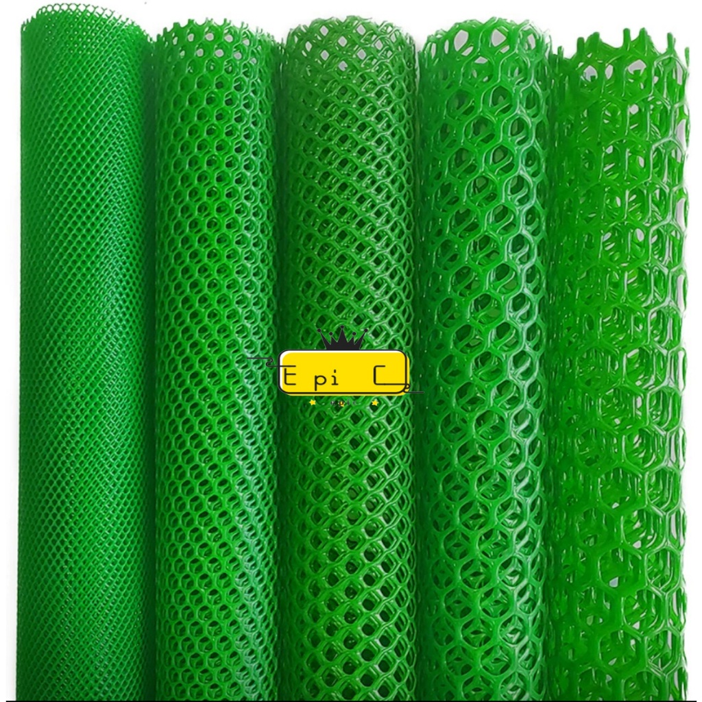 per yard elastic pvc/plastic polyethylene screen (green) net chicken ...