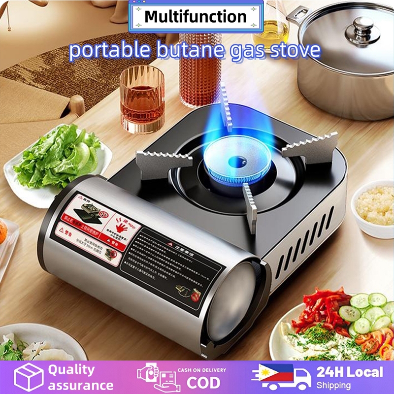 portable Multifunctional butane gas stove set Camping cookware mini ...