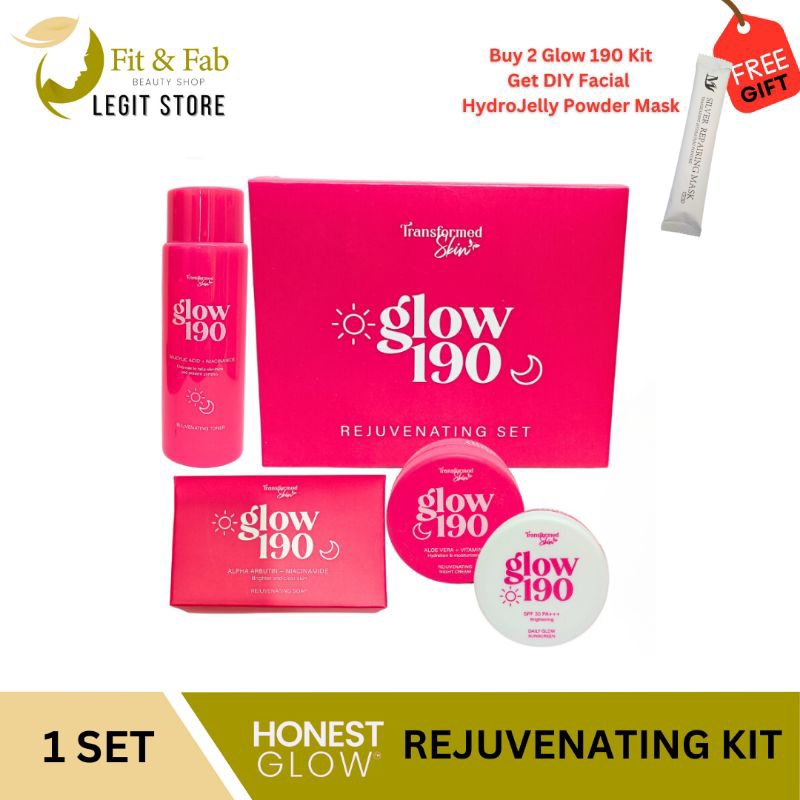 GLOW 190 Rejuvenating Set - Honest Glow [ Glow190 by Transformed Skin ...