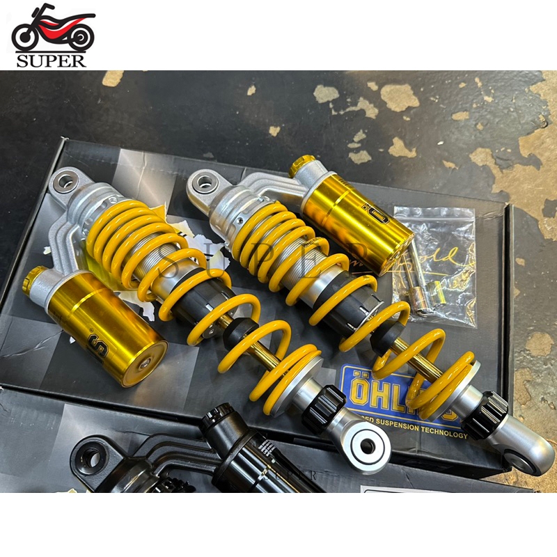 280MM 1 Pair Rear Shock Gas Absorber WAVE/XRM/SMASH【With Tank ...