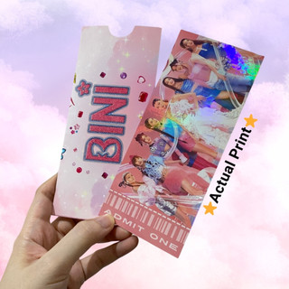 BINI BINIverse Souvenir Ticket Tour Concert Customizable | Shopee ...