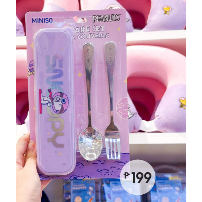 MINISO Snoopy the Little Space Explorer Collection Flatware Set ...