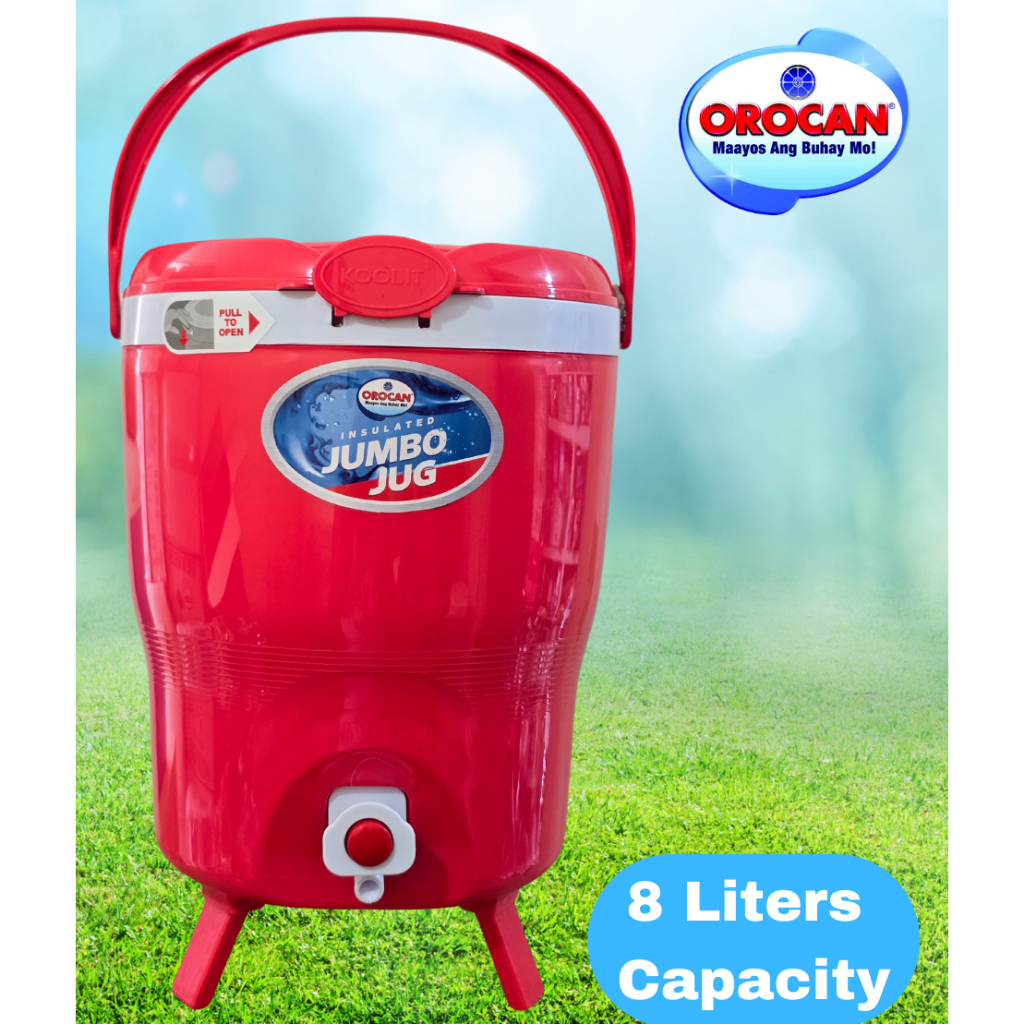 Water Jug Orocan 8 Liters Capacity High Quality Plastic and Faucet ...