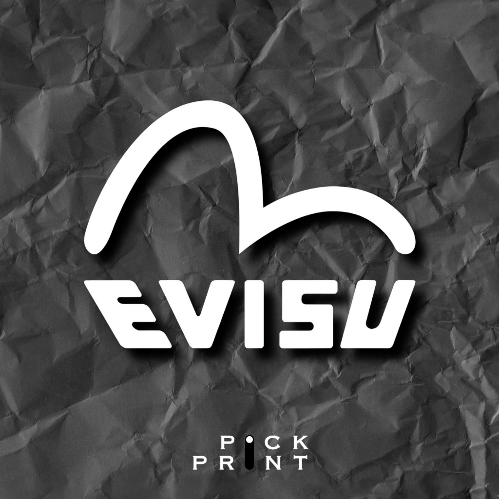 VINTAGE EVISU LOGO | Cut out Vinyl Decal Weatherproof | Tumbler Laptop ...