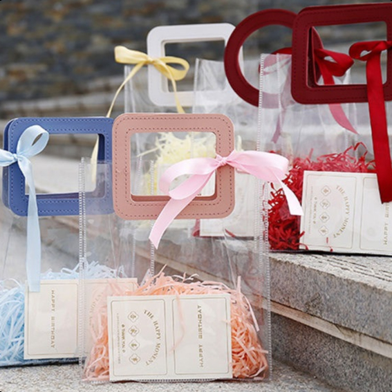 PVC/Transparent Tote handbag/Plastic Transparent Bag/Transparent Gift ...