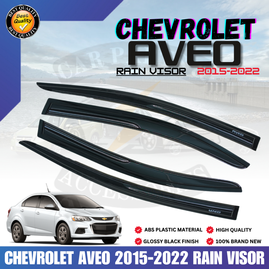 CPA RAIN VISOR For CHEVROLET AVEO FIT FOR 2011 - 2022 (7545) | Shopee ...