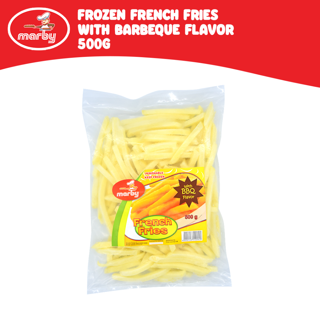 Marby Frozen: French Fries with Barbeque Flavor - 500 grams | Shopee ...