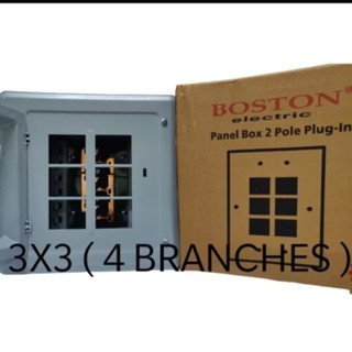 BOSTON ELECTRIC PANEL BOX 2 POLE PLUG IN 2X2 3X3 4X4 5X5 6X6 | Shopee ...