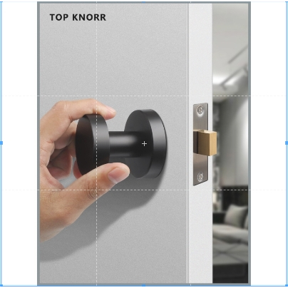 TOP KNORR New Invisible Door Lock With Key Single Side Lock Indoor Door ...