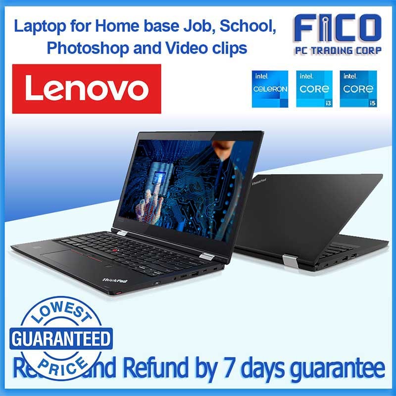 (Used) Lenovo Laptop Intel Core i7 - i5- i3 | 16GB / 8GB / 4GB Memory ...