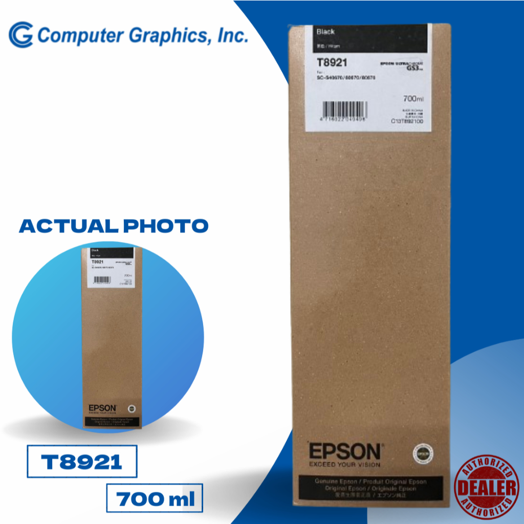 Epson SureColor S40670 S60670 S80670 Black 700ml C13T892100 | Shopee ...
