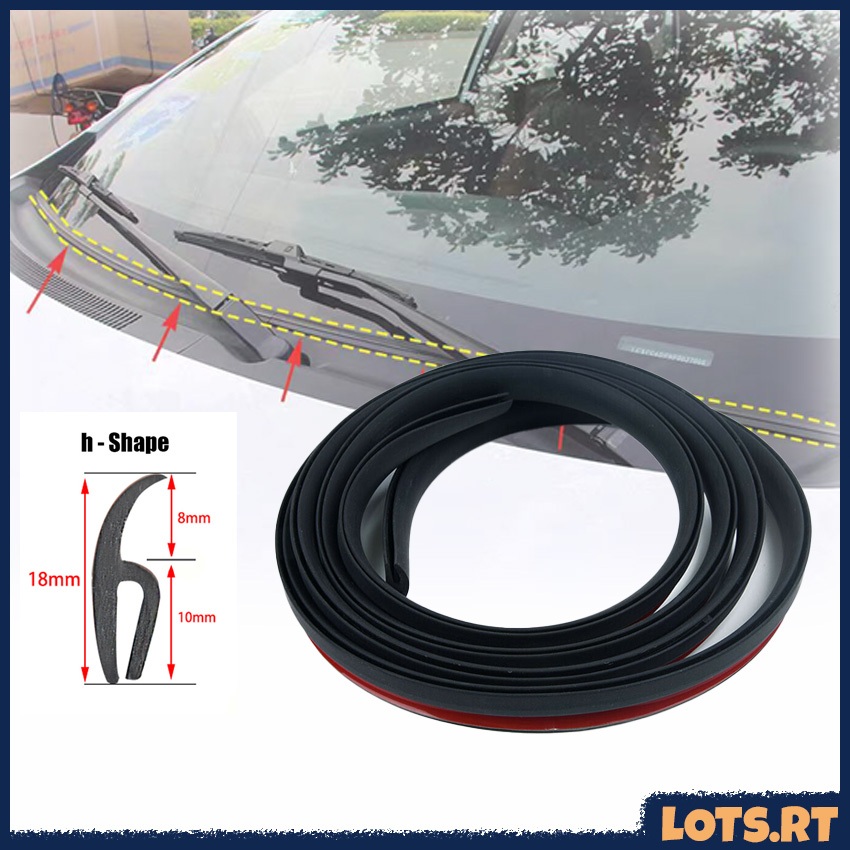 Universal Type H Front Windshield Weatherstrip Seal With 3M Adhesives 2 ...