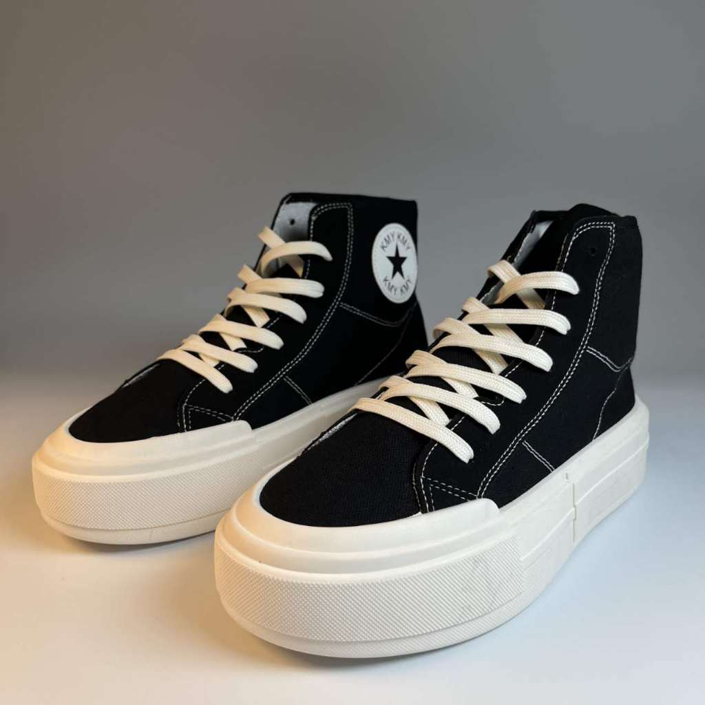 KMY korean unisex women and men shoes canvas highcut light weight shoes ...