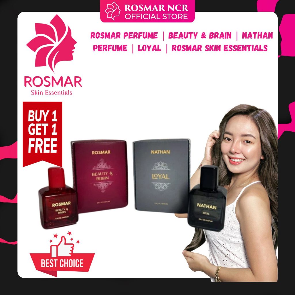 Buy1 Get1 Rosmar Perfume | Beauty & Brain | Nathan Perfume | Loyal | Rosmar Skin Essentials ...