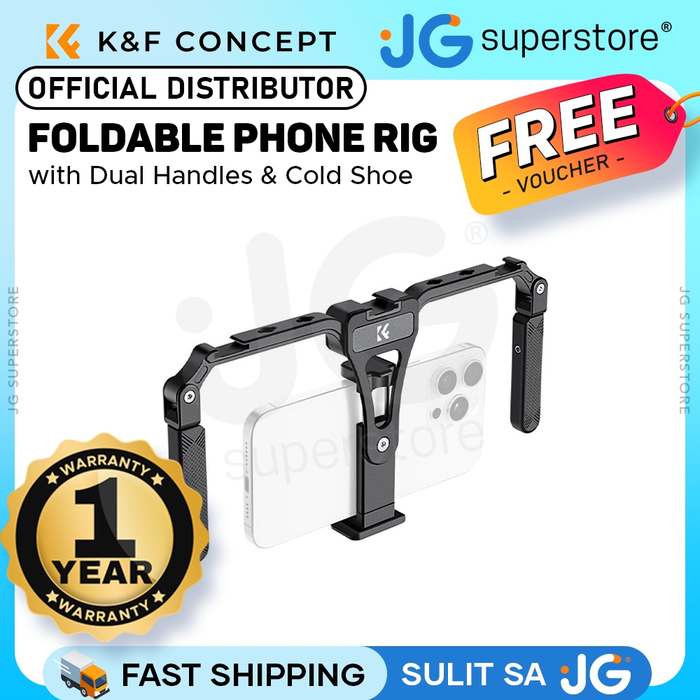 [CLEARANCE] K&F Concept Foldable Phone Video Rig for Smartphones - Dual ...
