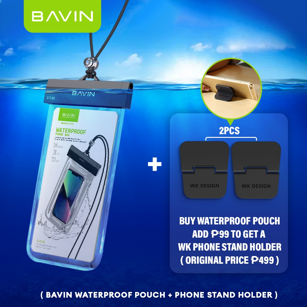 BAVIN ET05 Waterproof Phone Bag Touch-Screen Underwater Phone Pouch ...