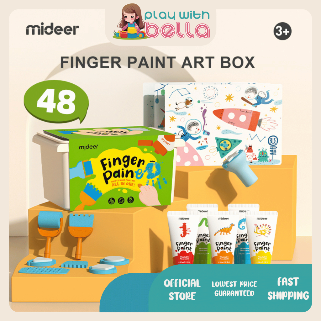 Mideer 48 in 1 Finger Paint Art Set | Shopee Philippines