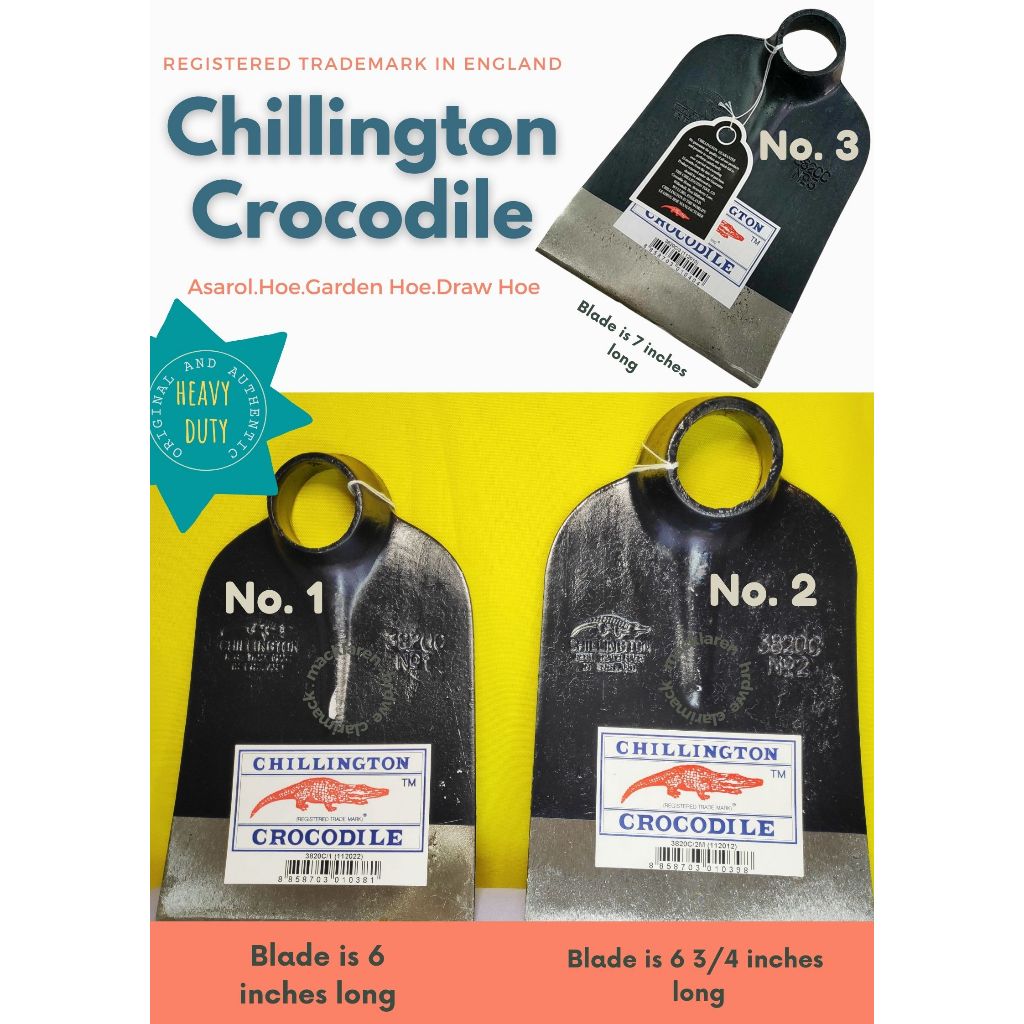 Hoe Steel Asarol Draw Hoe Garden Hoe - No. 1, 2, 3 - Chillington ...