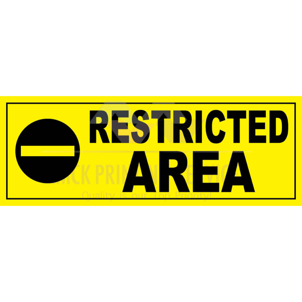 Yellow Sign|Please Fall in Line|Cashier|Self-service|Restricted Area ...