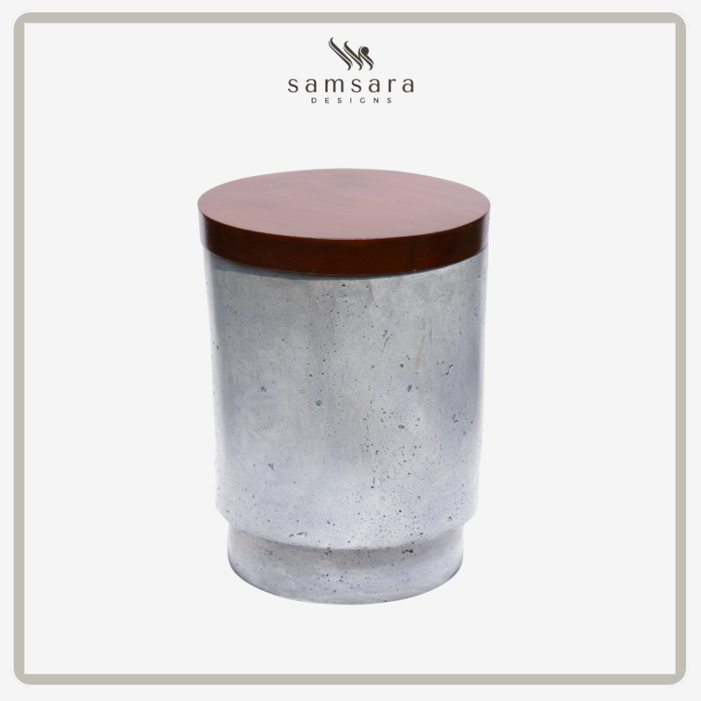 [SAMSARA DESIGNS] Irog Urn Stone Wood Minimalist Unique Cremation Urn ...