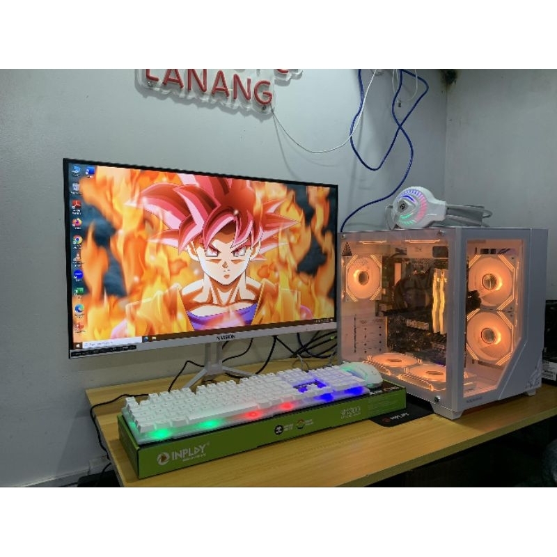 COMPUTER SET RYZEN 7 5700G/ASUS B450/16GB/1TB NVME/27" MONITOR WHITE ...