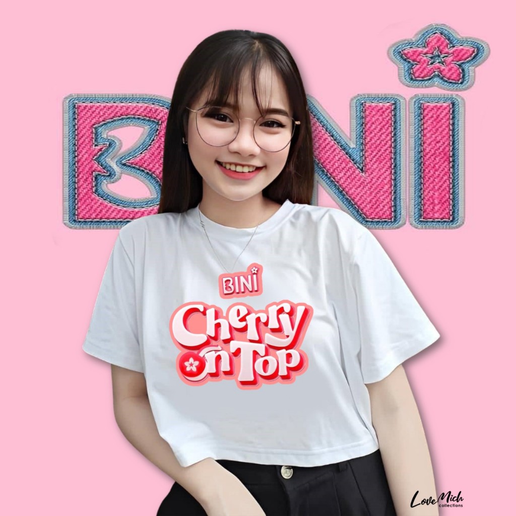 Plus Size Top Loose Croptop Bini Tops Bini Blooms Cherry on Top Bini ...