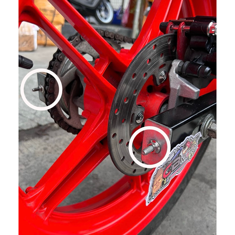 HENG SWING ARM ADJUSTER NUT FOR SNIPER 150 / 155 CNC TITANIUM | Shopee ...