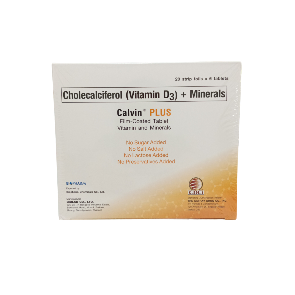 Calvin Plus 120 Tablets (Vitamin d3 + Minerals) | Shopee Philippines