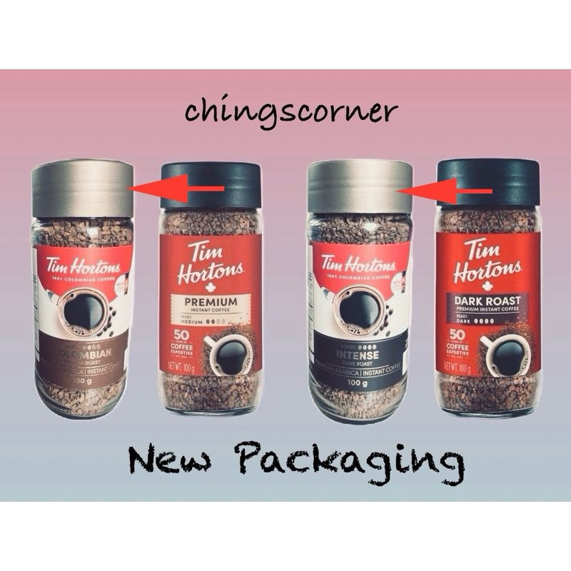 TIM HORTONS PREMIUM INSTANT COFFEE, 100g, CANADA, BB2027 | Shopee ...