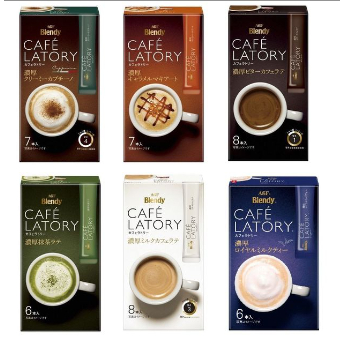 AGF Blendy Cafe Latory (Matcha/CremeBrulee/StrawberryWhiteChoco ...