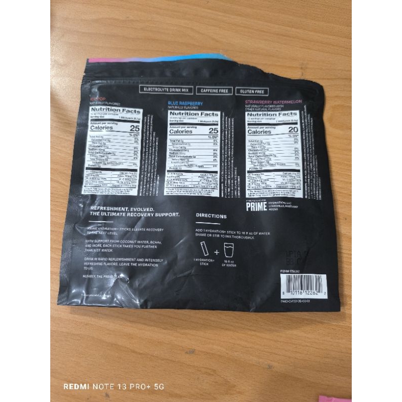 Prime Hydration Sticks Electrolyte Drink Mix (sold per piece) | Shopee ...