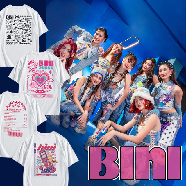 BINI Fashion Style Oversized White Tee Series P-pop BINIverse ...