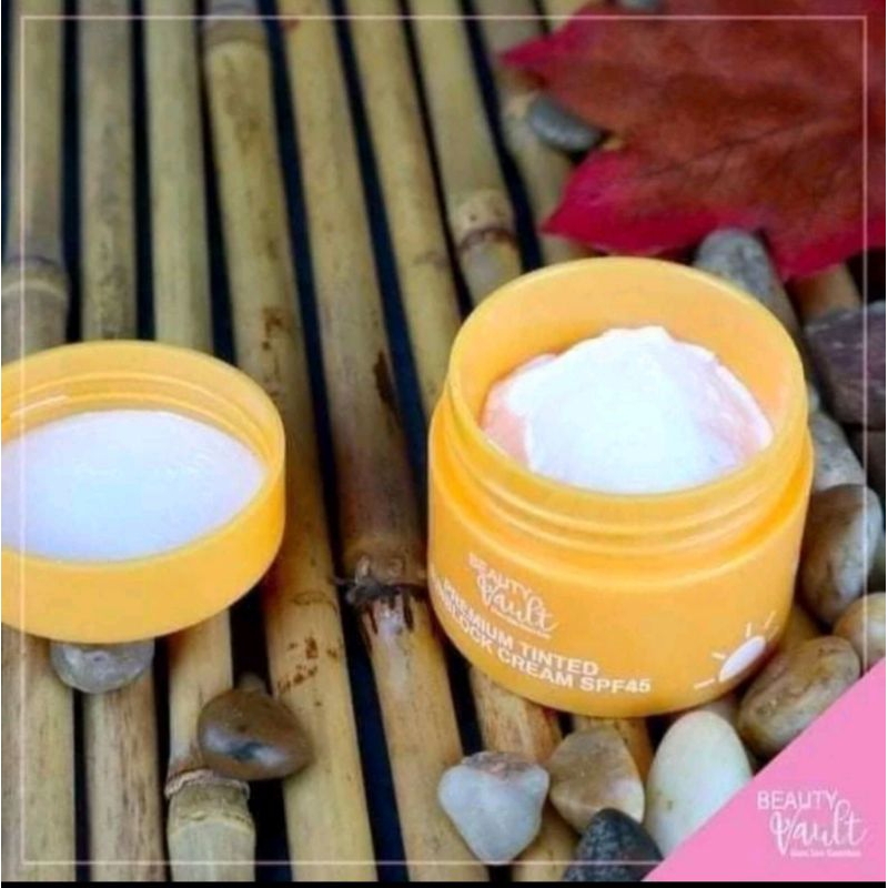 BEAUTY VAULT PEARL WHITE SUNBLOCK CREAM SPF45 10g | Shopee Philippines