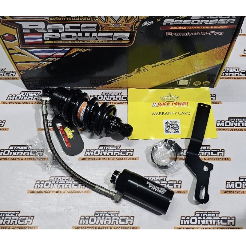RACE POWER MONOSHOCK WITH CANISTER (FULL ADJUSTABLE) 205mm FOR SNIPER ...
