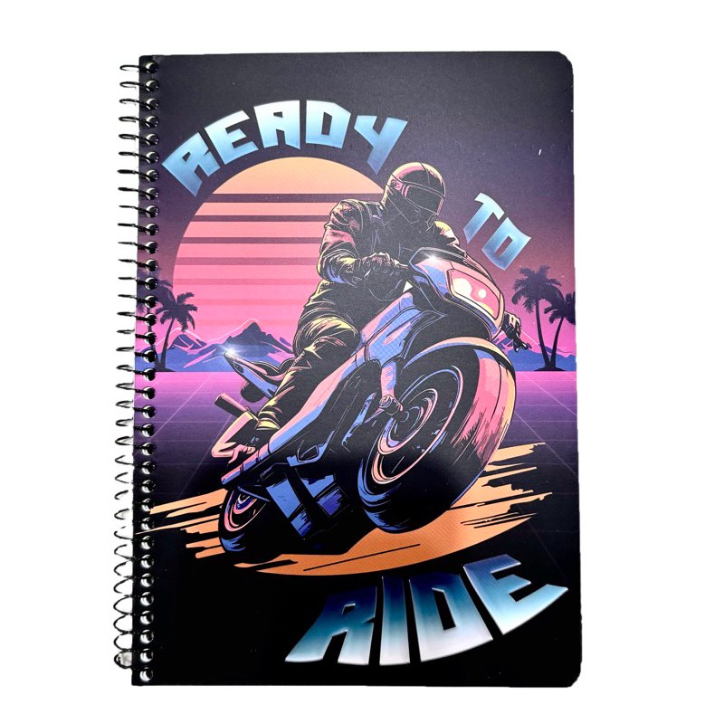 SpringLeaf Blackbook 685 Spiral Notebook single looped wire 80 leaves ...