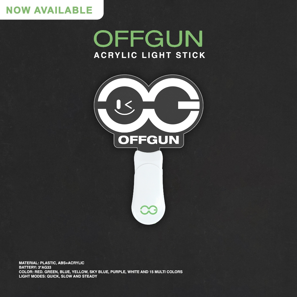 OFFGUN BABII Acrylic Lightstick | Cooking Crush | Off Jumpol Gun ...